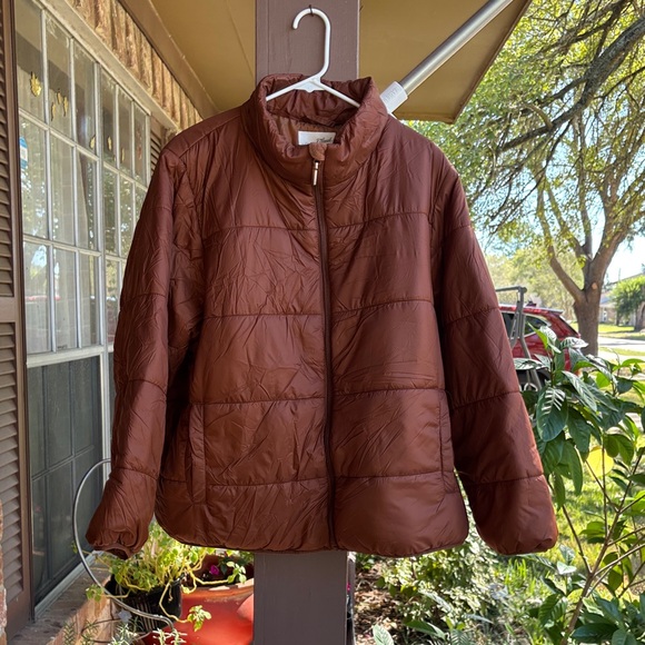 Universal Thread | Jackets & Coats | Universal Thread Rust Puffer ...